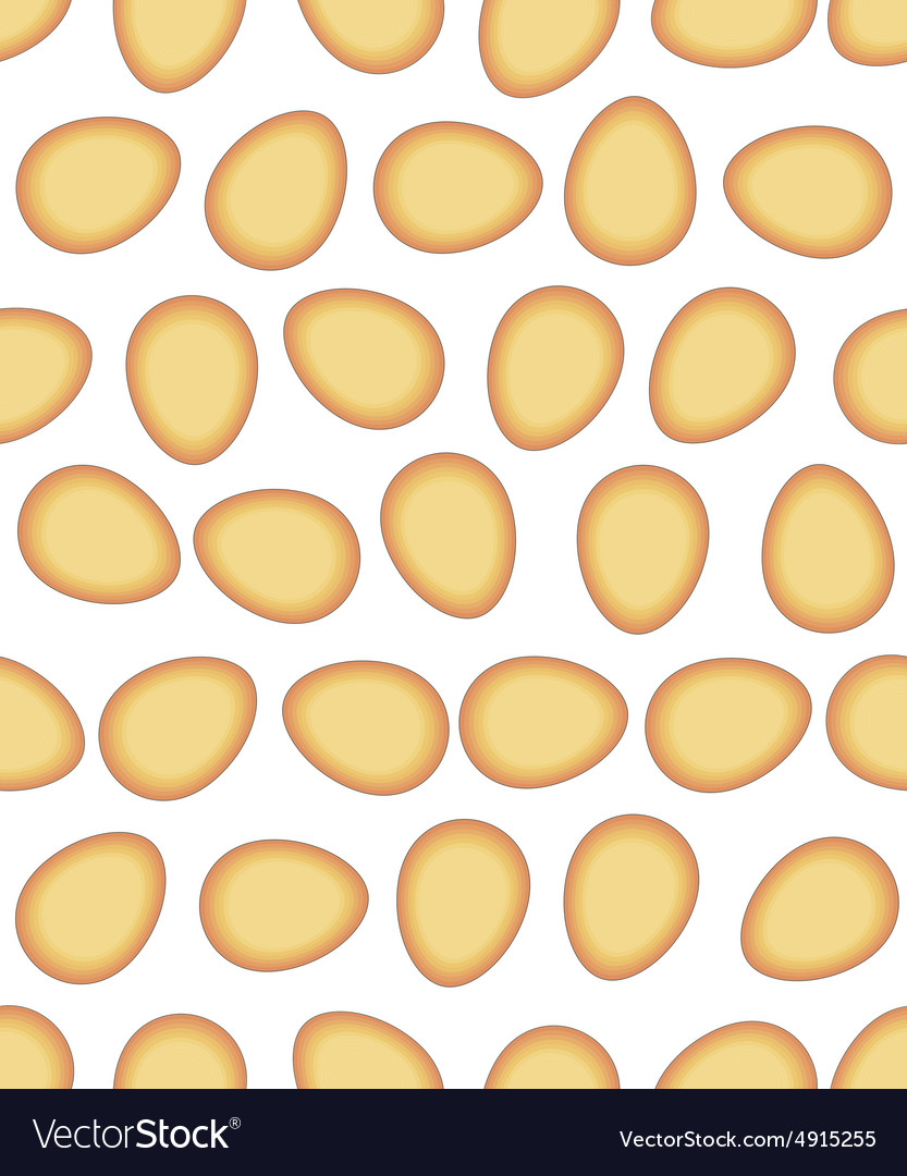 Egg seamless pattern Royalty Free Vector Image