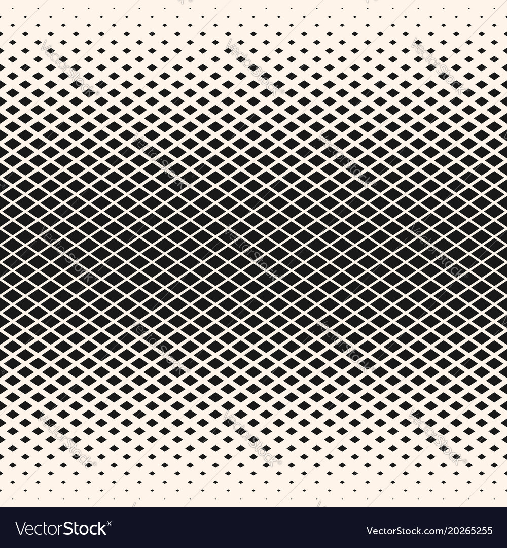 Halftone seamless pattern with diamond shapes Vector Image Halftone seamless pattern with diamond shapes Vector Image