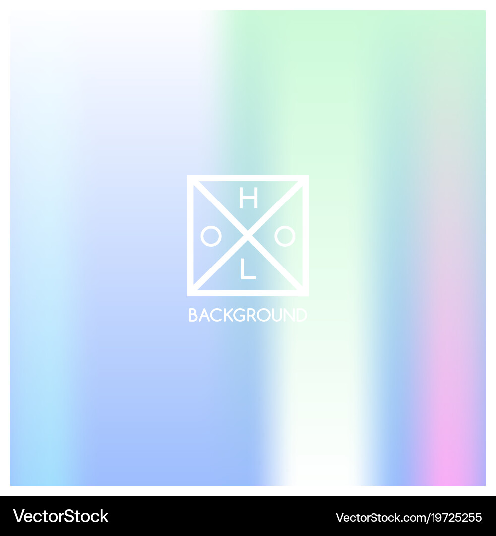 Holographic background holo sparkly cover Vector Image
