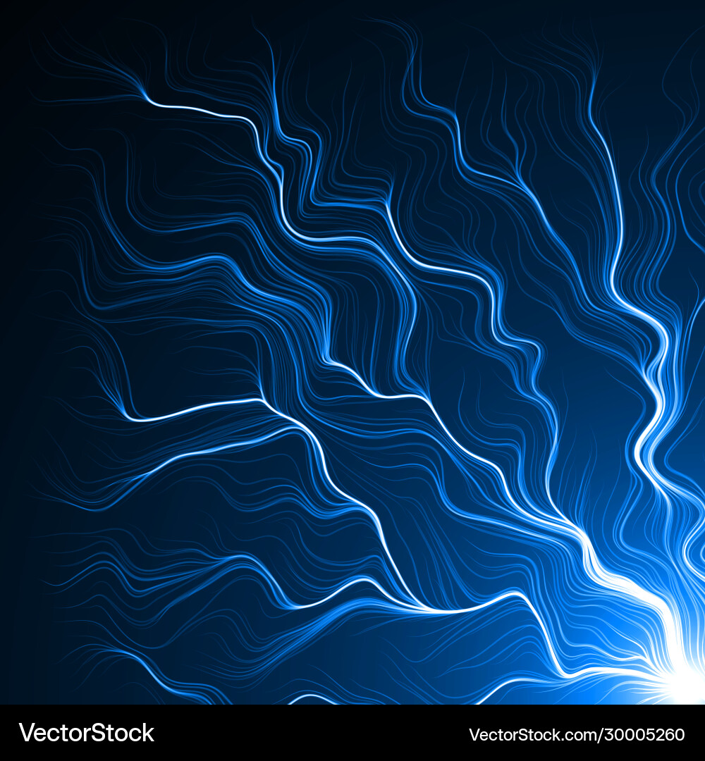 Energy trails abstract with curved lines beam Vector Image