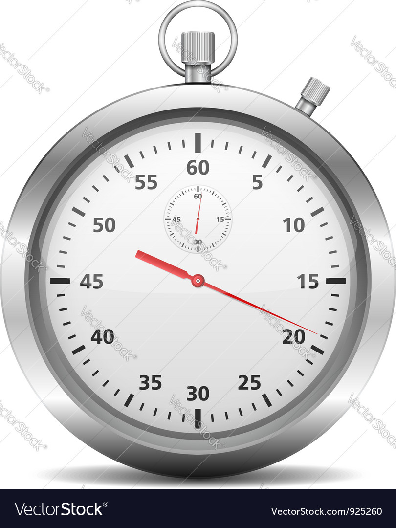 Stopwatch Royalty Free Vector Image - VectorStock