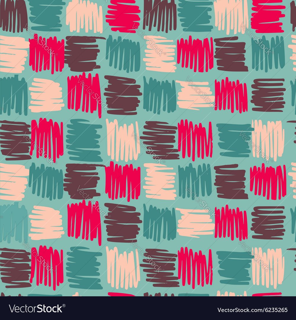 Boho geometry shape square pattern background Vector Image