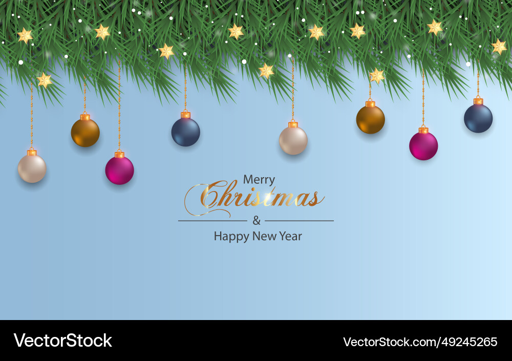 Christmas background design Royalty Free Vector Image