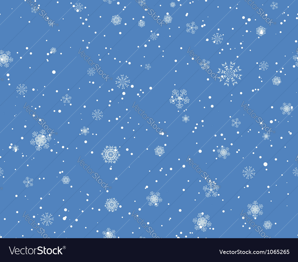 Seamless blizzard pattern Royalty Free Vector Image