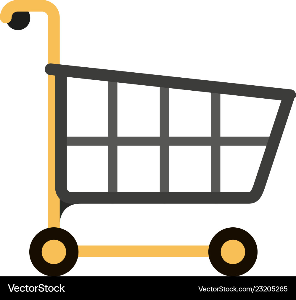 Shopping cart symbol Royalty Free Vector Image