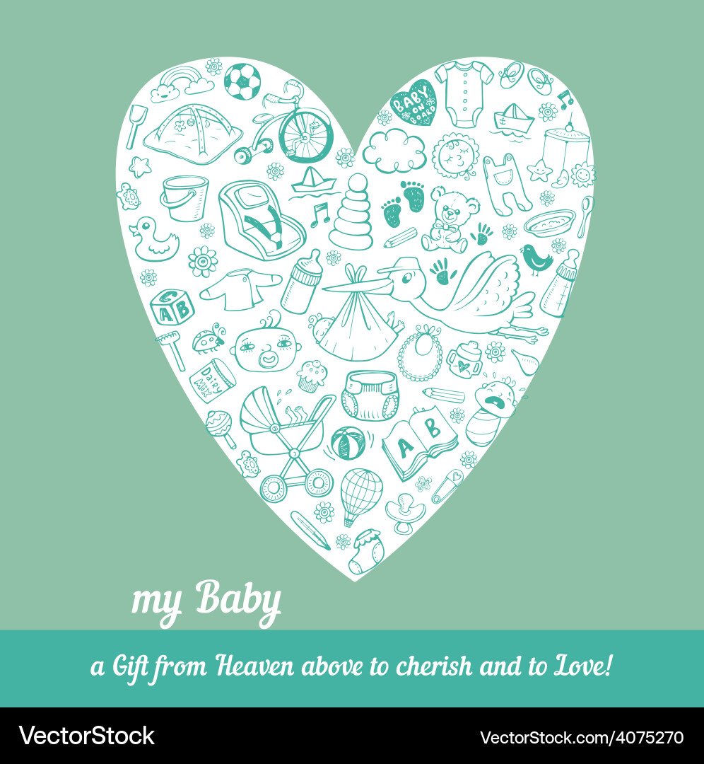 Baby care Royalty Free Vector Image - VectorStock