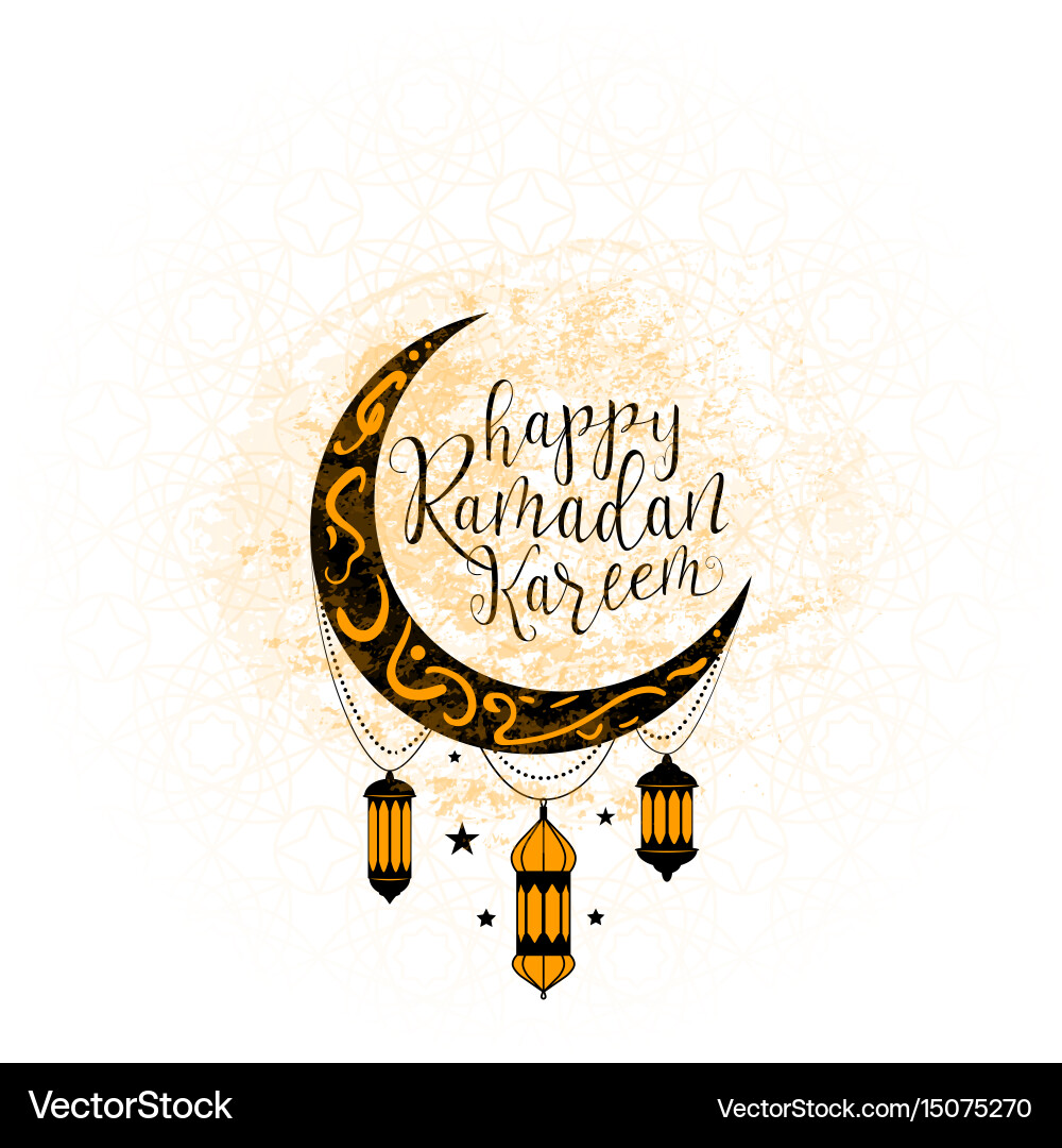 For an islamic holy holiday Royalty Free Vector Image