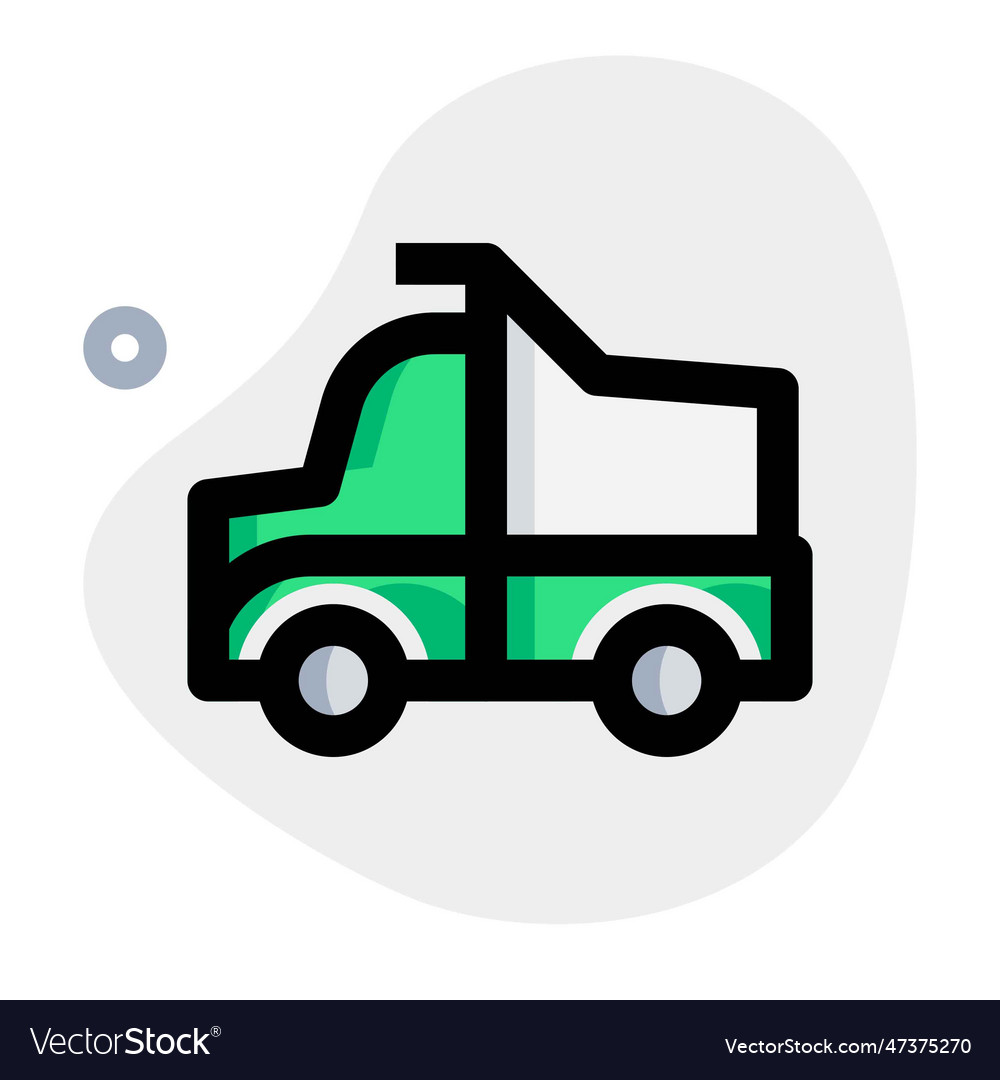 Truck used for carrying shipments Royalty Free Vector Image Truck used for carrying shipments Royalty Free Vector Image
