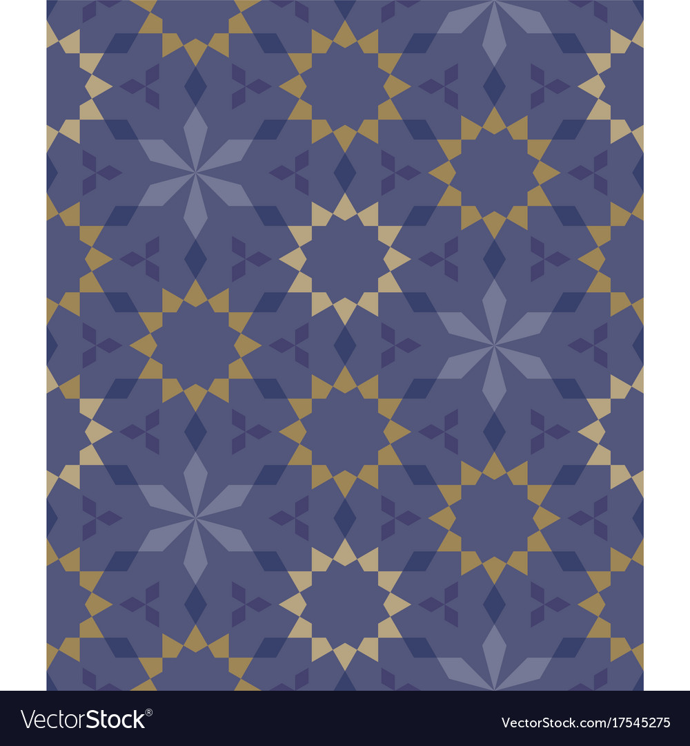 Moroccan seamless pattern tile background Vector Image