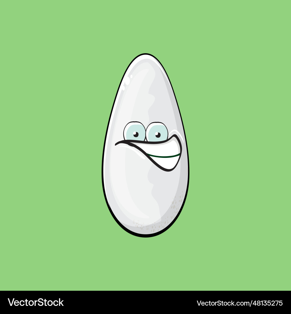 Rice character cartoon rice grain characters Vector Image