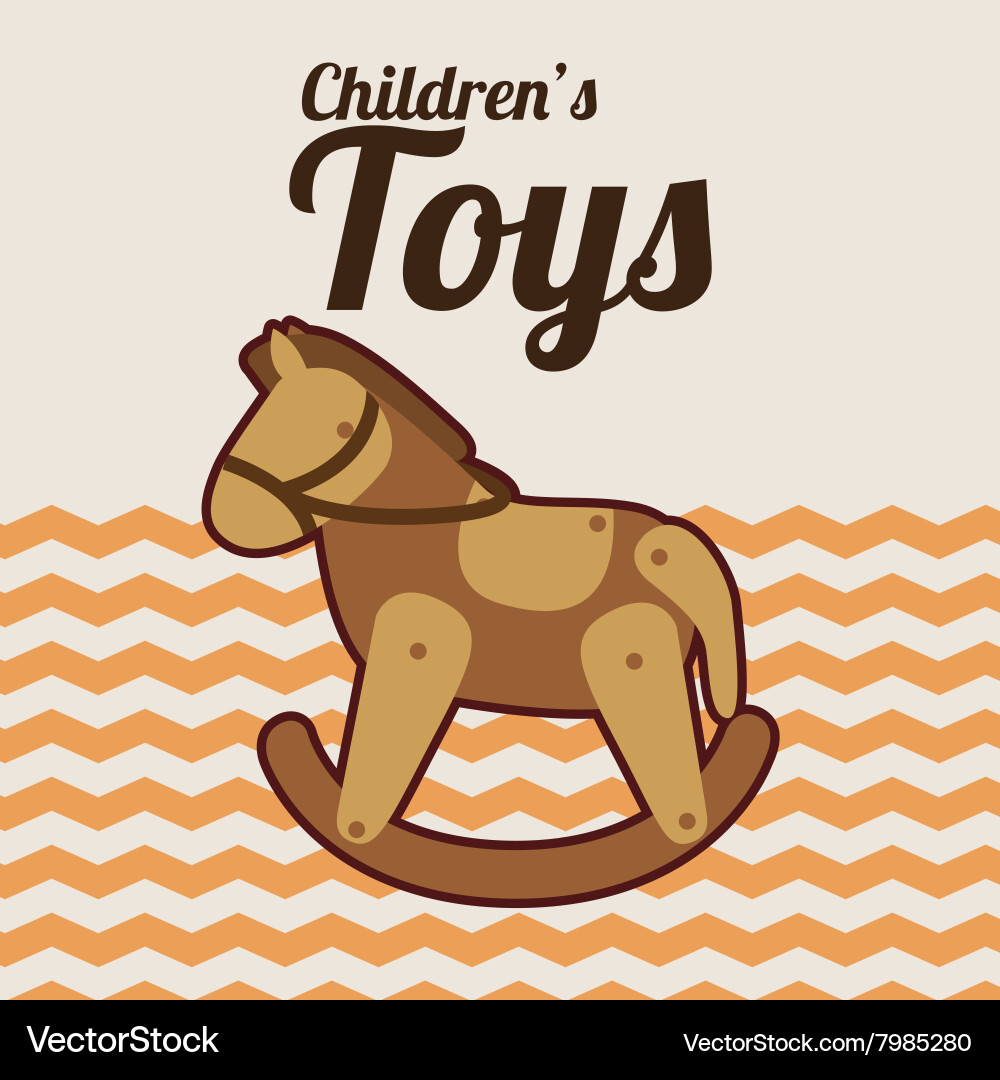 Children toys design Royalty Free Vector Image