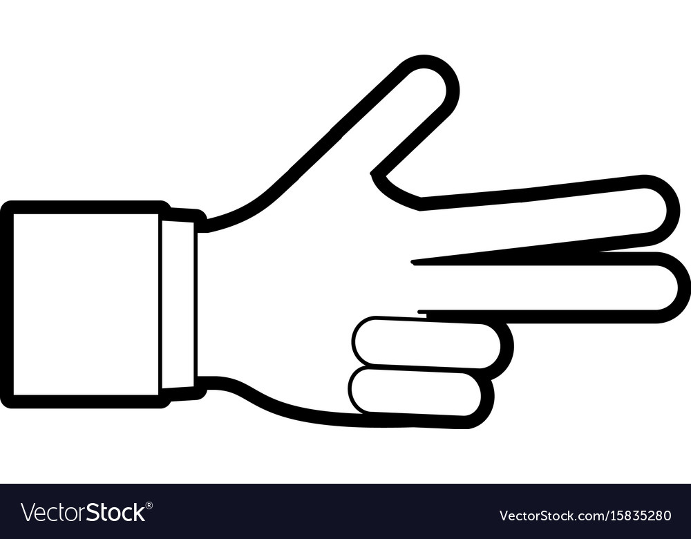 Hand Royalty Free Vector Image - VectorStock