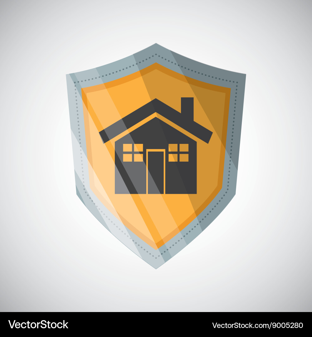 Insurance design safety icon isolated Royalty Free Vector