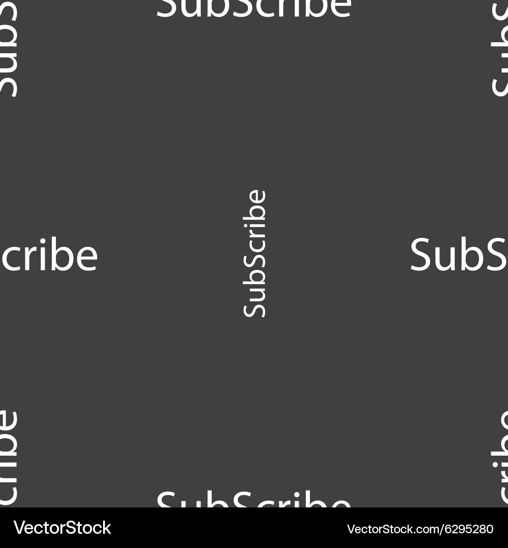 Subscribe sign icon membership symbol website Vector Image