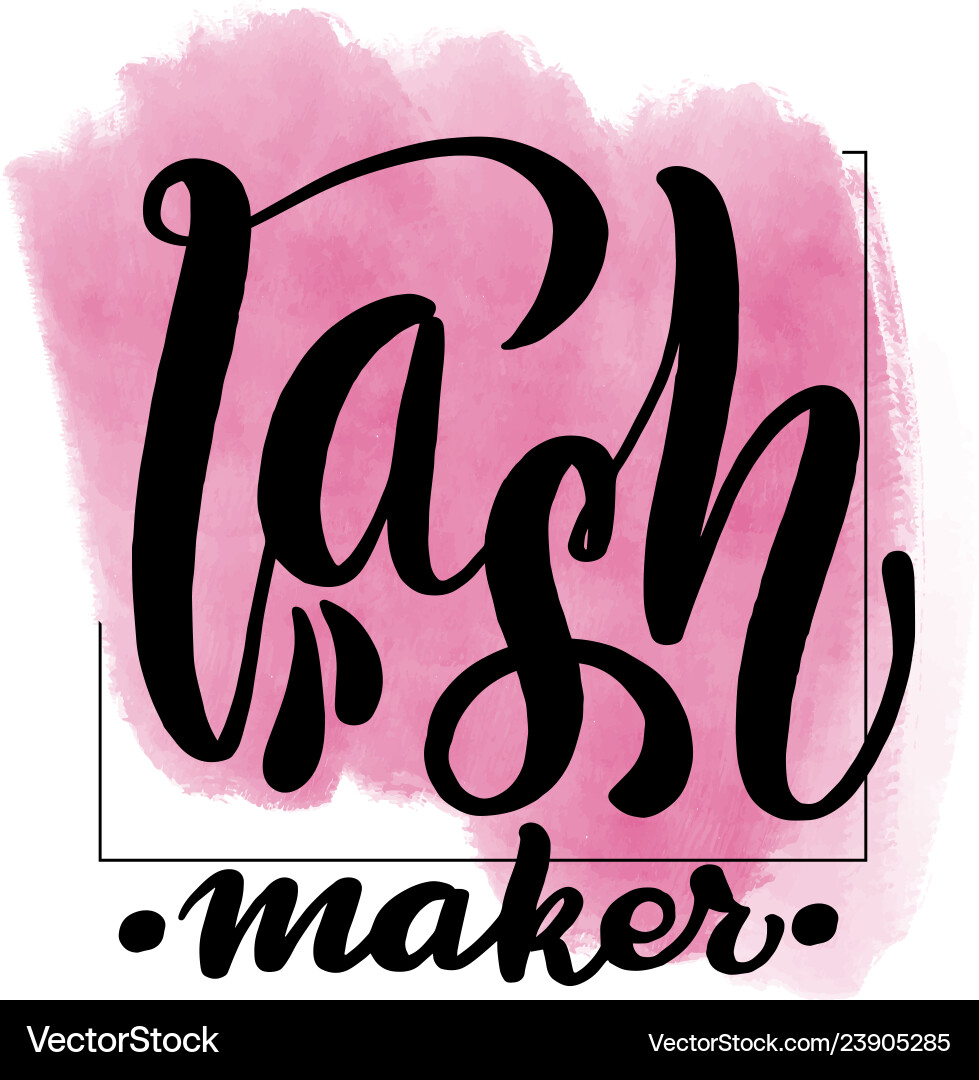 Inspirational handwritten brush lettering Vector Image
