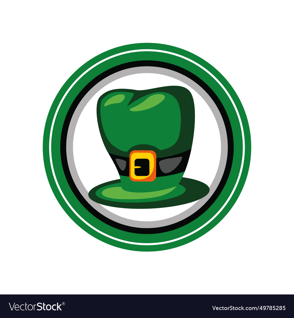 Saint patricks day leprechaun hat Royalty Free Vector Image