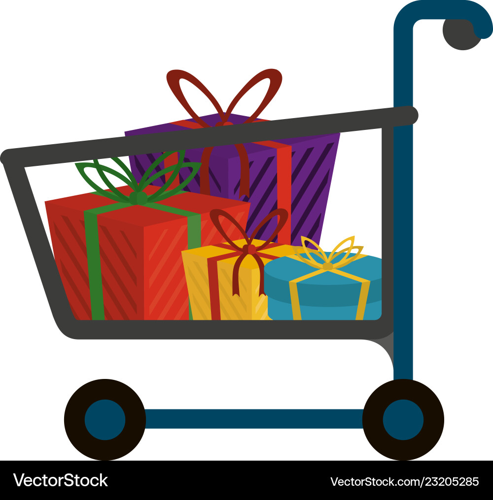 Shopping cart symbol Royalty Free Vector Image