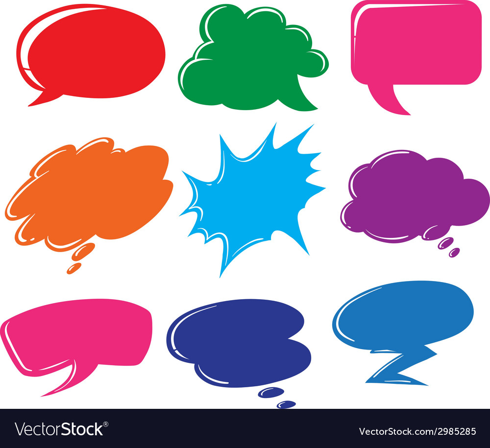 Speech Bubbles & Callouts Royalty Free Vector Image