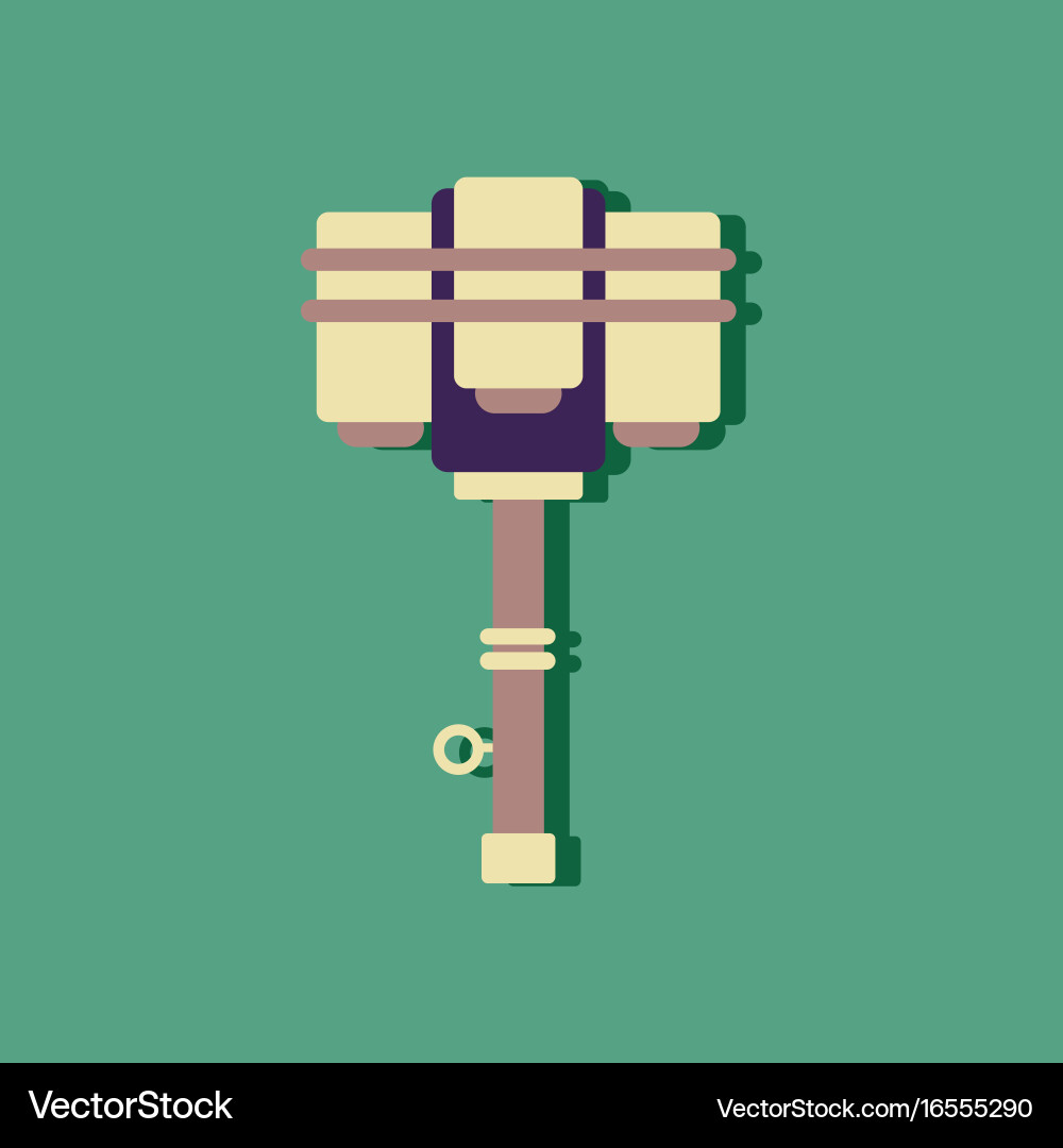 Flat icon design collection old anti tank grenade Vector Image