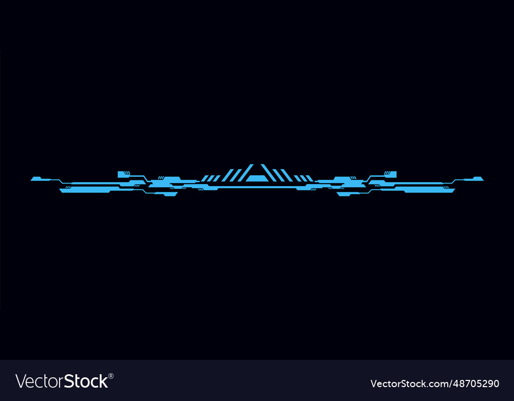 Futuristic frame for interface gui game Royalty Free Vector