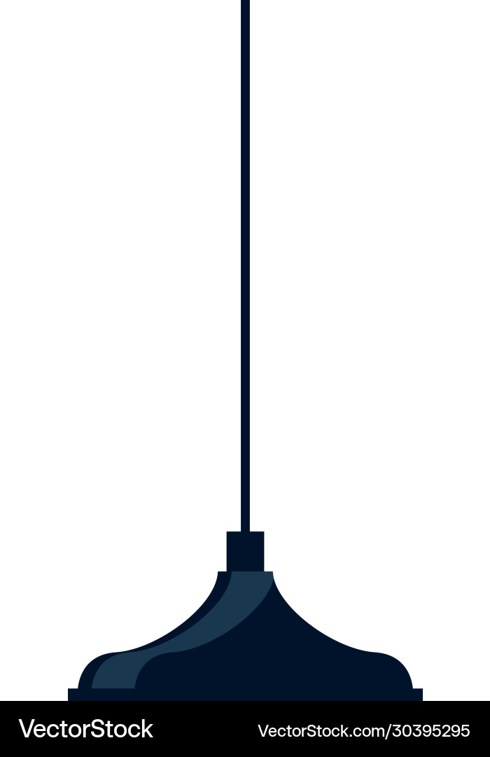 Lamp hanging house isolated icon Royalty Free Vector Image