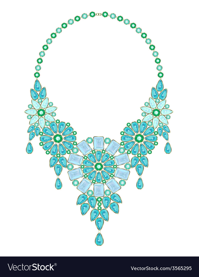 Necklace Royalty Free Vector Image - VectorStock