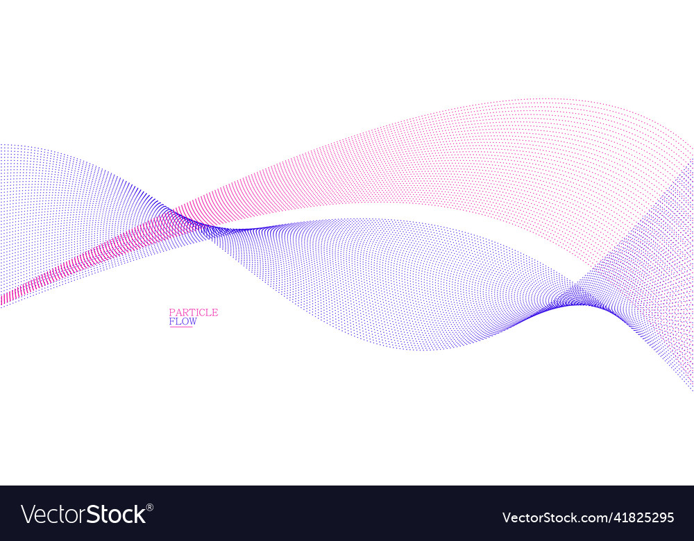 Smooth abstract background with arrays of flowing Vector Image