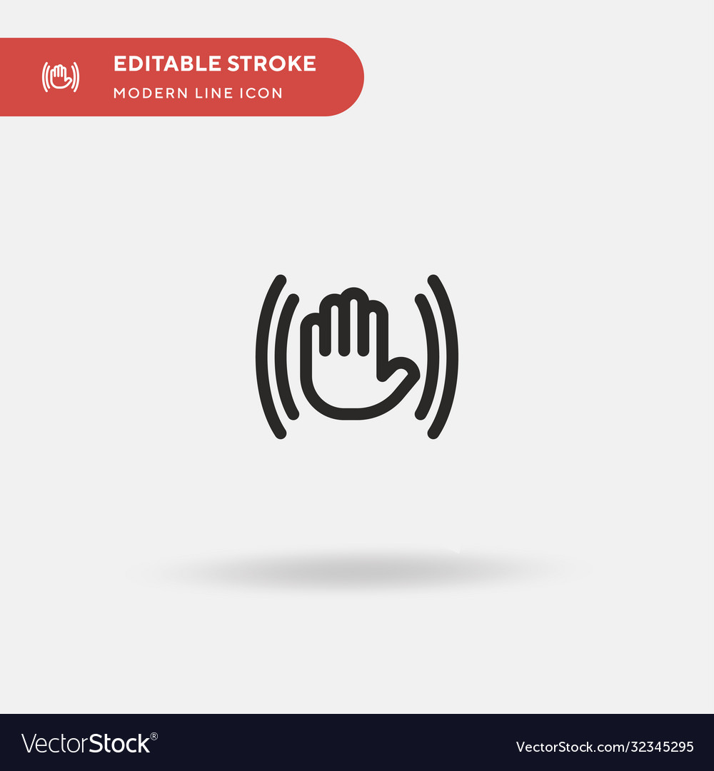 Stabilization simple icon Royalty Free Vector Image