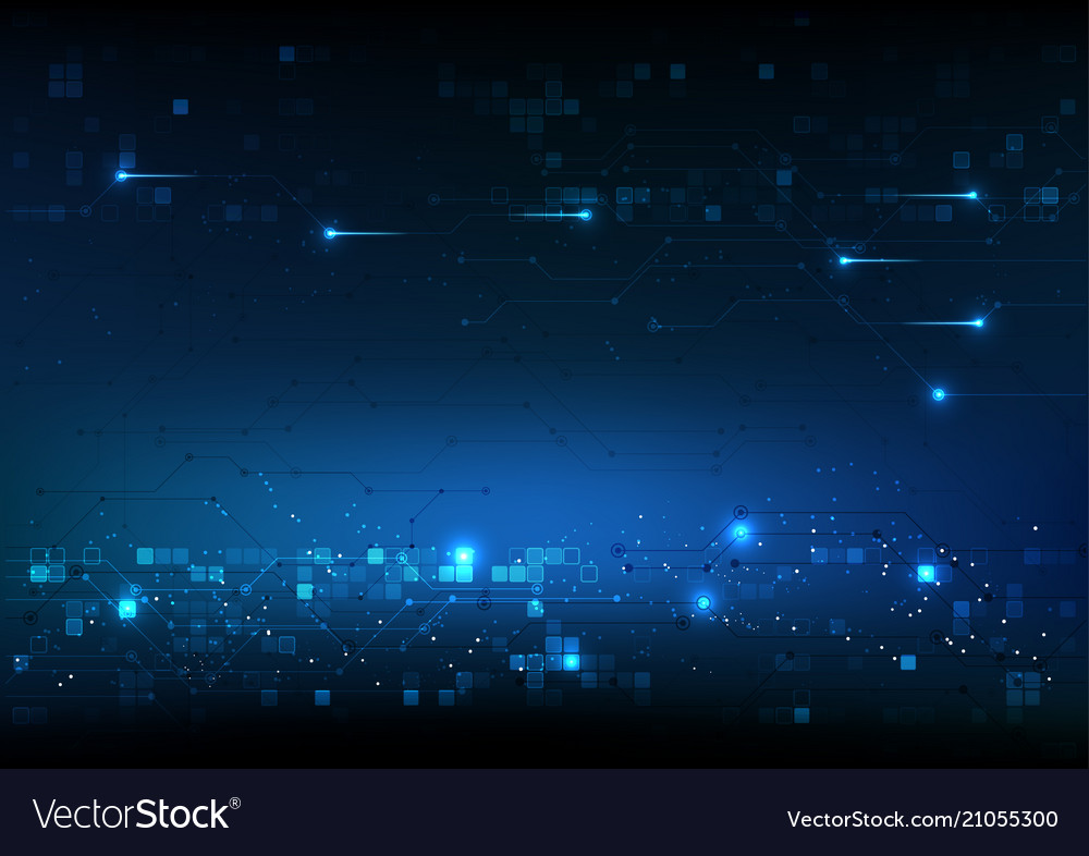Abstract Background Technology Communication Data Vector Image