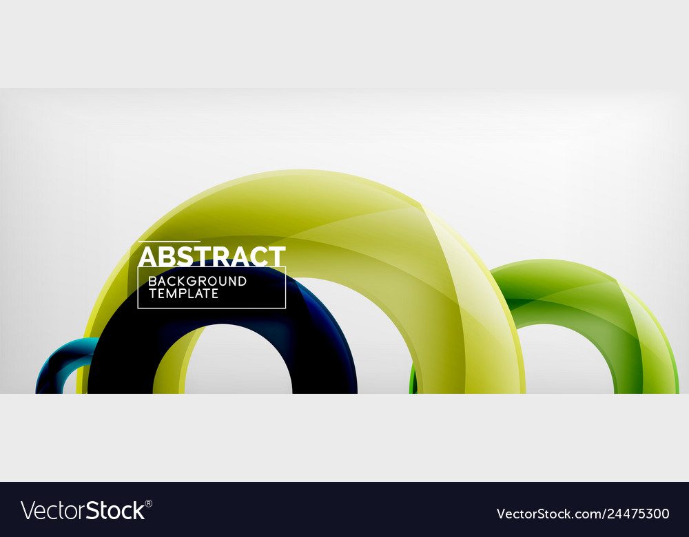 Circles Abstract Background Royalty Free Vector Image