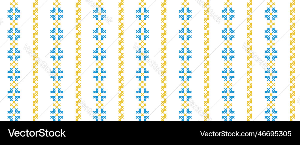 Ukrainian seamless fashion pattern Royalty Free Vector Image