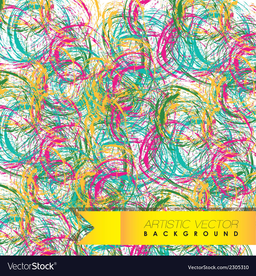 Background colored tangle lines Royalty Free Vector Image