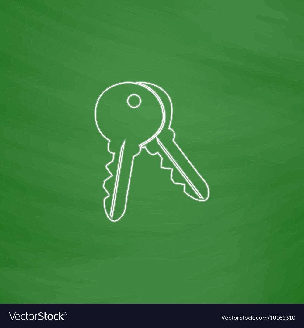 Keys computer symbol Royalty Free Vector Image