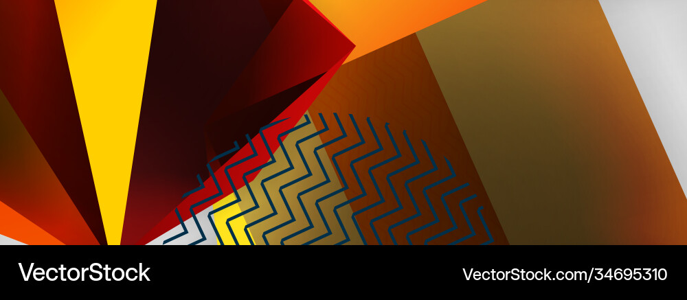 Low poly 3d geometric shapes minimal abstract Vector Image