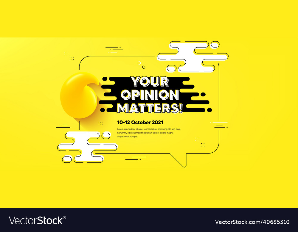 Your opinion matters symbol survey or feedback Vector Image Your opinion matters symbol survey or feedback Vector Image