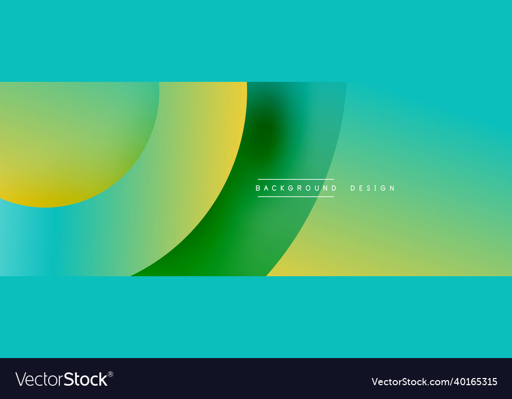 Abstract Overlapping Lines And Circles Geometric Vector Image