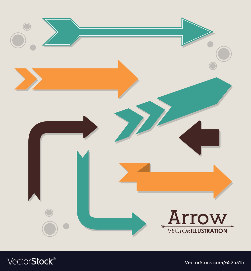 Arrow Shape Design Royalty Free Vector Image VectorStock