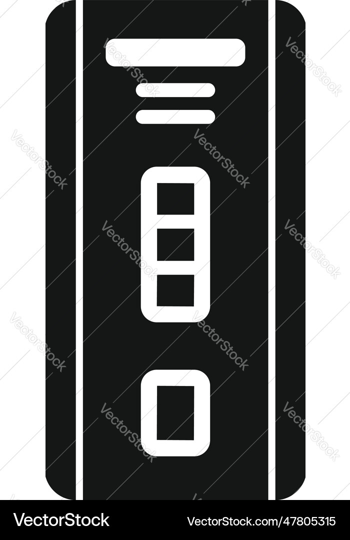 Negative dna icon simple lab test Royalty Free Vector Image