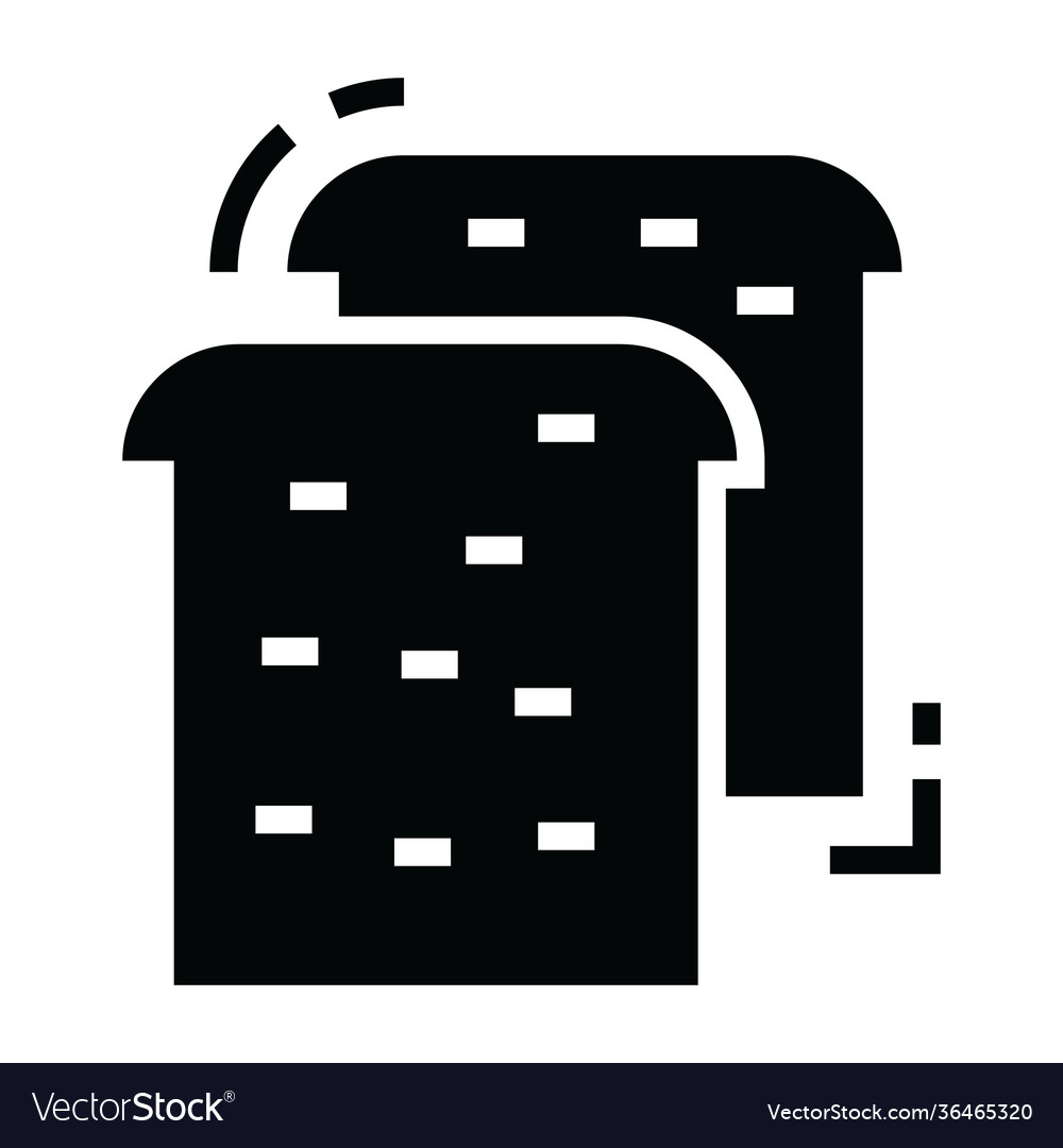 Bread slices Royalty Free Vector Image - VectorStock