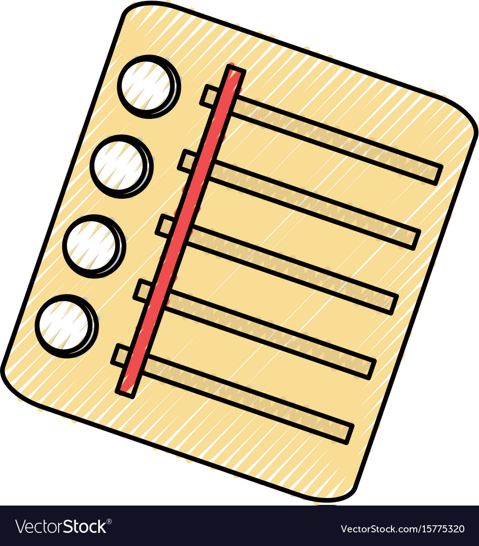 Cute note sheet Royalty Free Vector Image - VectorStock