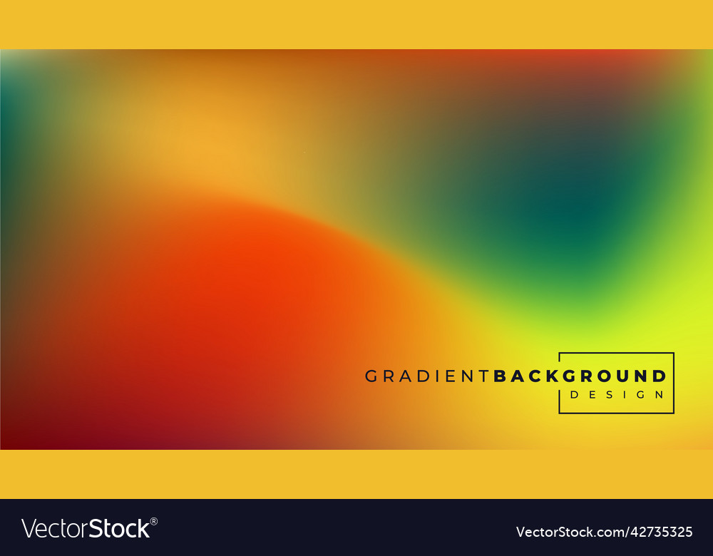 Abstract blurred gradient mesh color background Vector Image