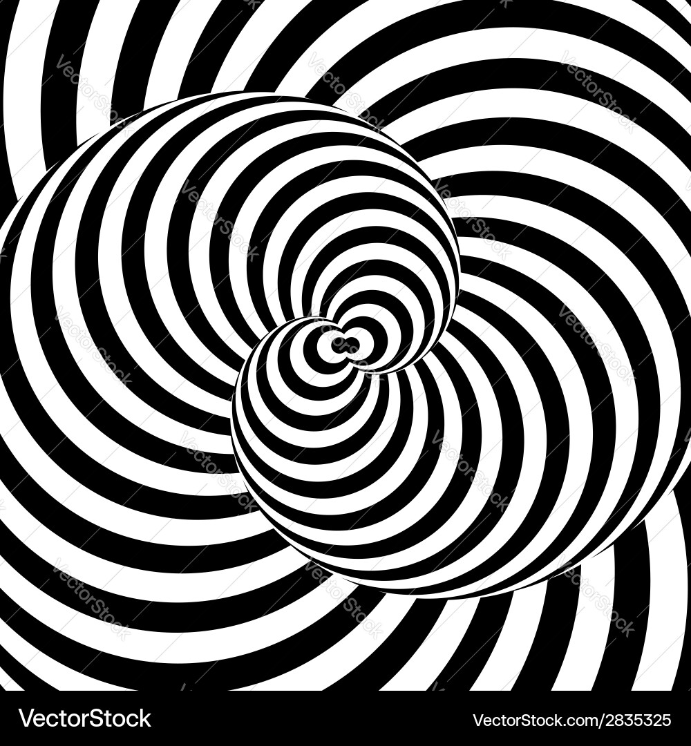 Design monochrome whirl movement background Vector Image