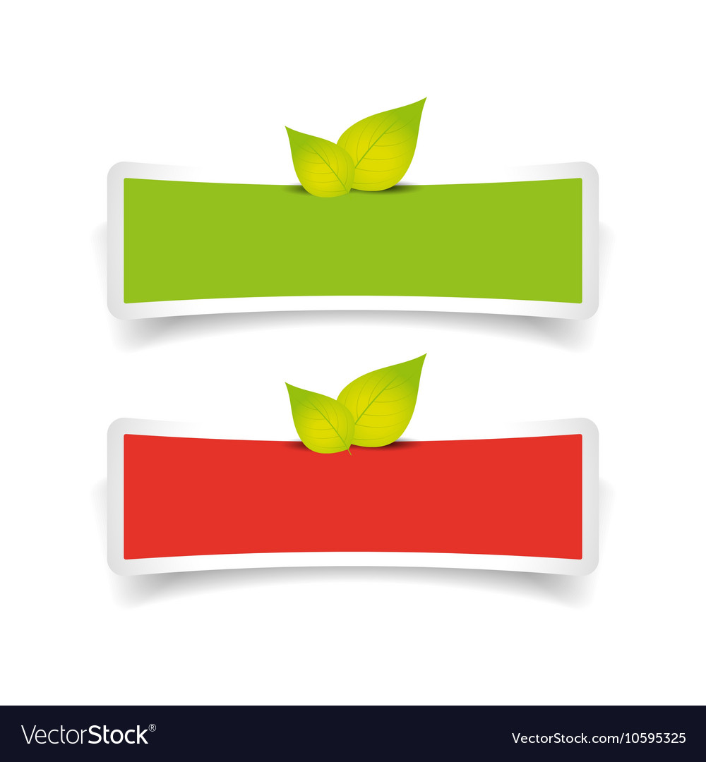 Empty label set Royalty Free Vector Image - VectorStock