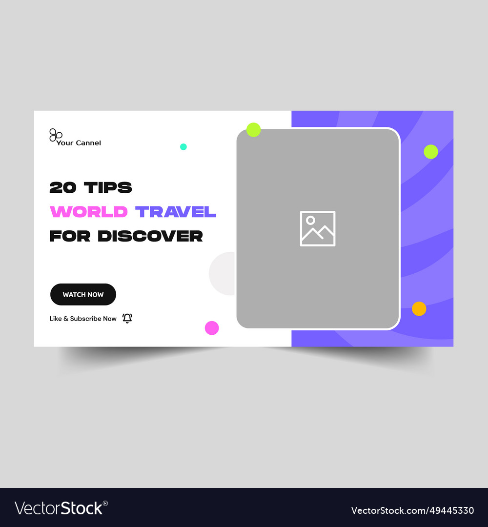 Customizable world travel tips and trick thumbnail Customizable world travel tips and trick thumbnail