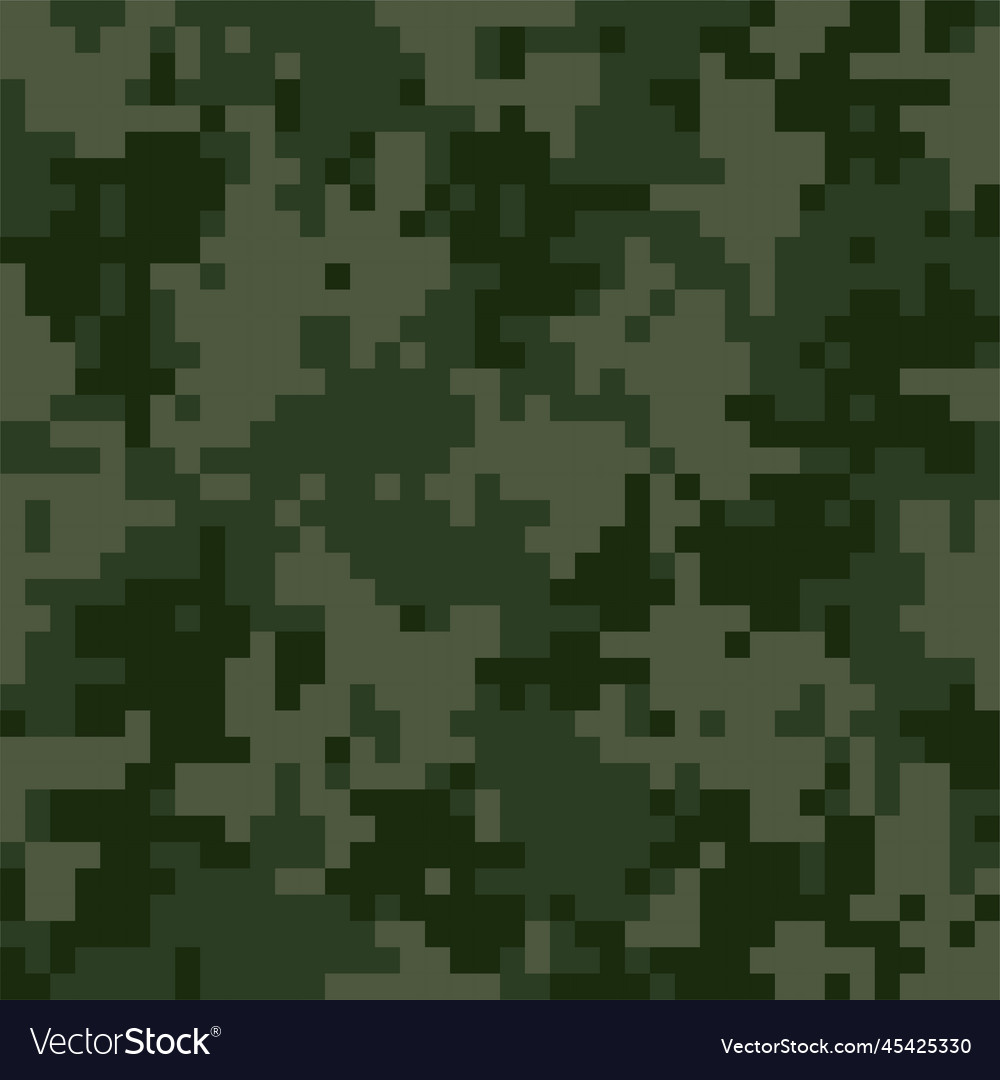 Pixel Camo Pattern Royalty Free Vector Image - VectorStock