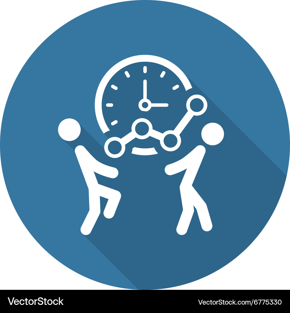 Time for growth icon business concept Royalty Free Vector