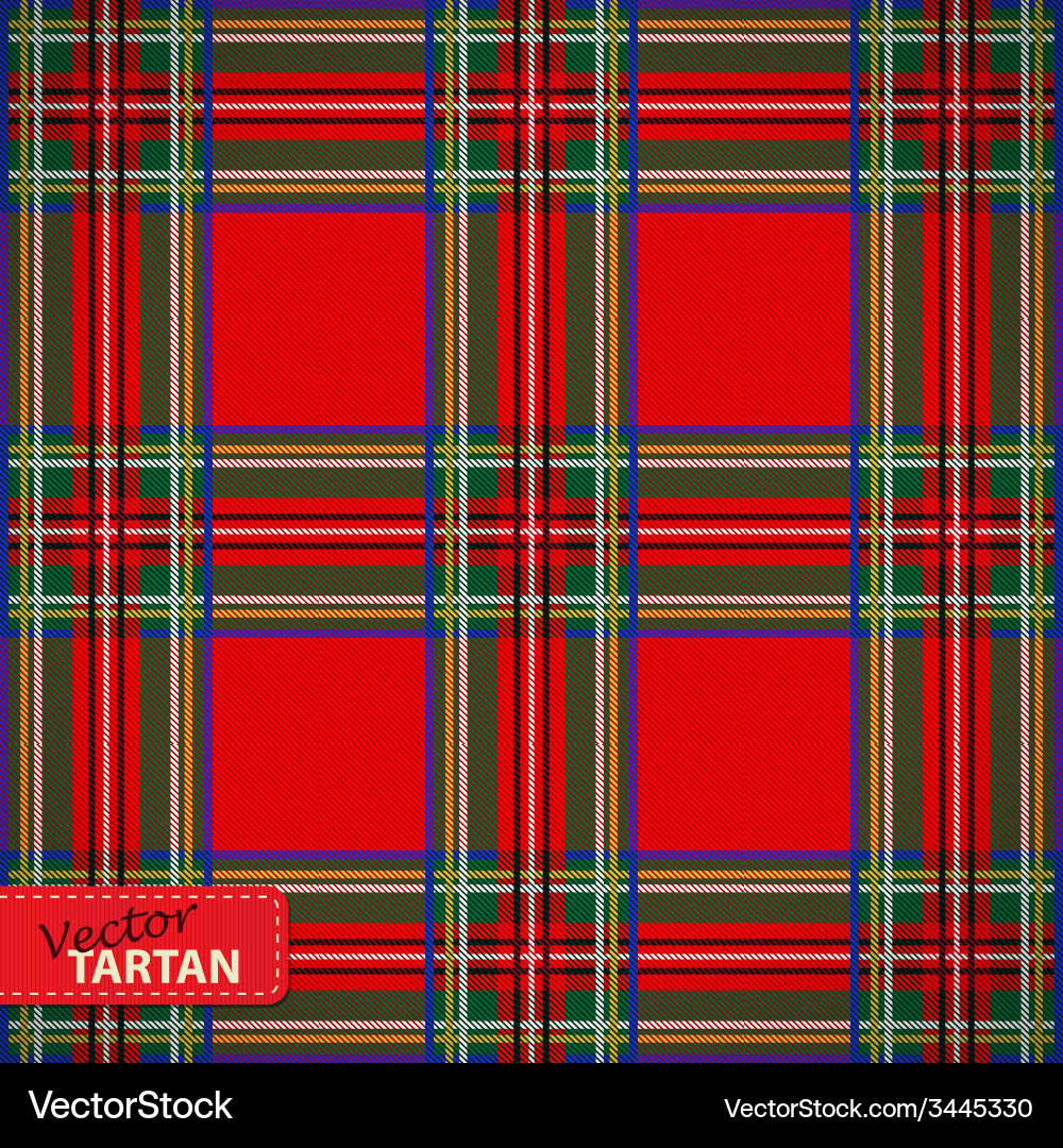 Traditional Tartan Pattern Royalty Free Vector Image