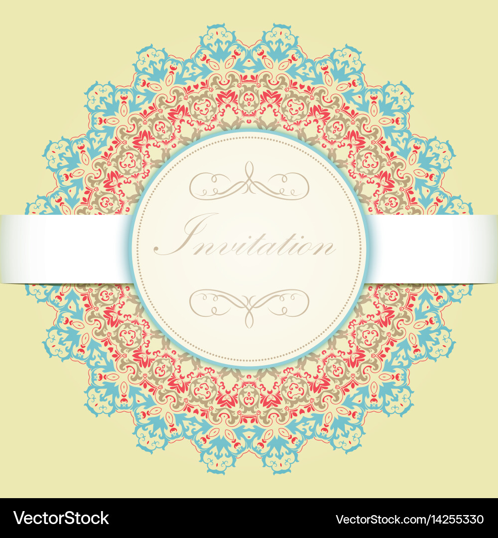Wedding invitation and announcement Royalty Free Vector