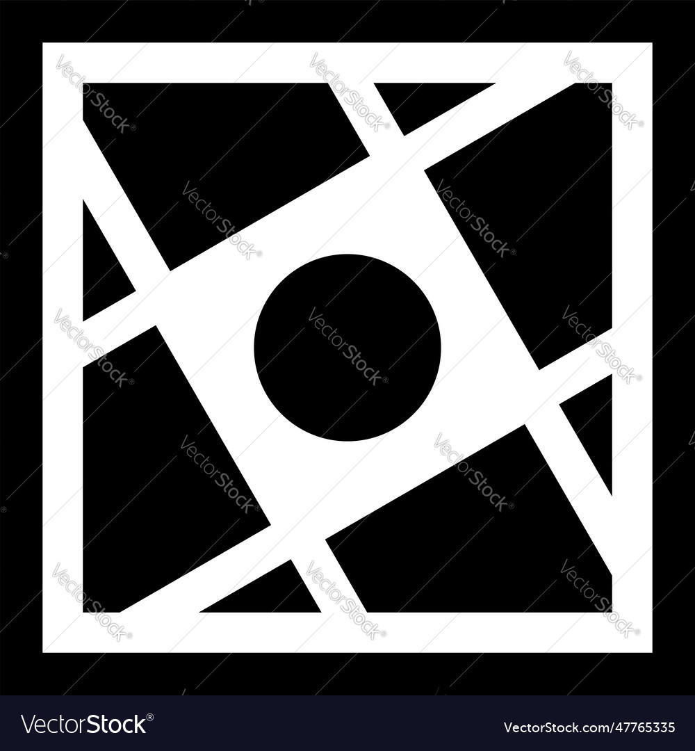 Abstract square design Royalty Free Vector Image