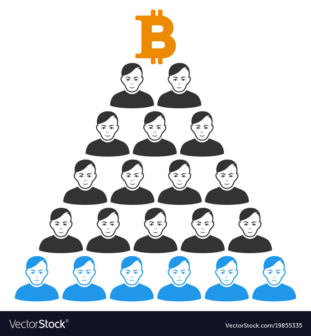 Bitcoin ponzi pyramid icon Royalty Free Vector Image Bitcoin ponzi pyramid icon Royalty Free Vector Image